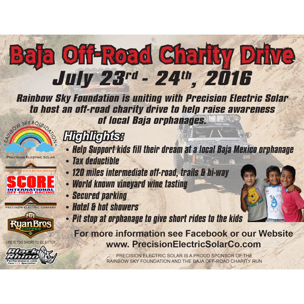 Baja Off-Road Charity Drive – Black Rhino Performance